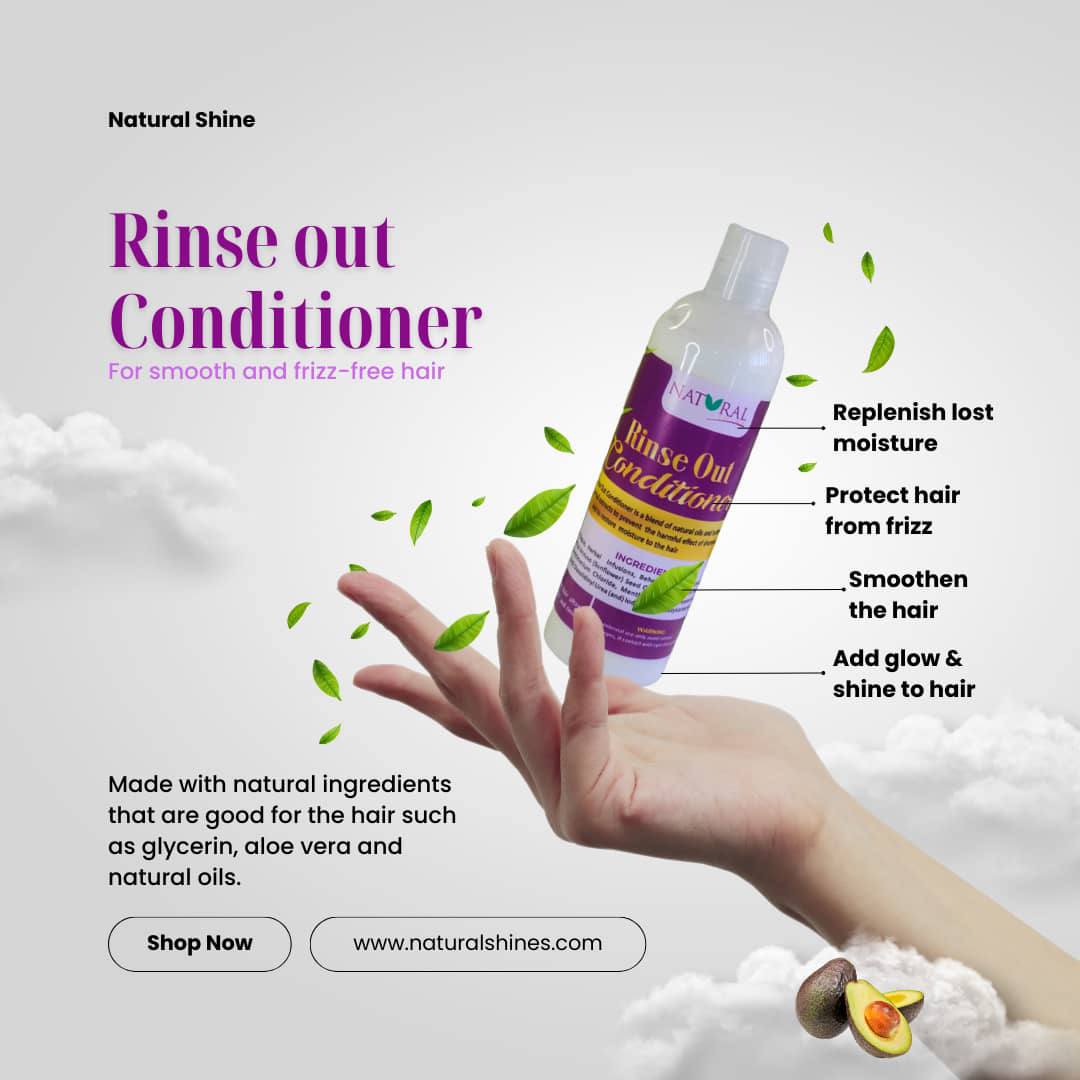 RINSE OUT CONDITIONER - Natural Shine